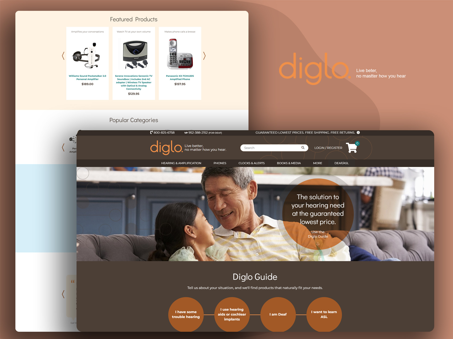 Dự án: Nền tảng mua sắm sản phẩm trợ thính Diglo